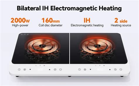 3500w Electric Double Induction Hob 2 Burner Ceramic Induction Cooker