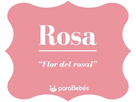 Significado Del Nombre Rosa Origen Personalidad Santoral Popularidad