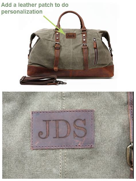 Personalized Mens Travel Bag Set Groomsmen T Canvas And Etsy