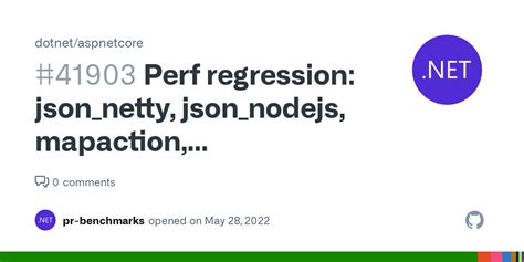 Perf Regression Jsonnetty Jsonnodejs Mapaction Plaintextnodejs · Issue 41903 · Dotnet