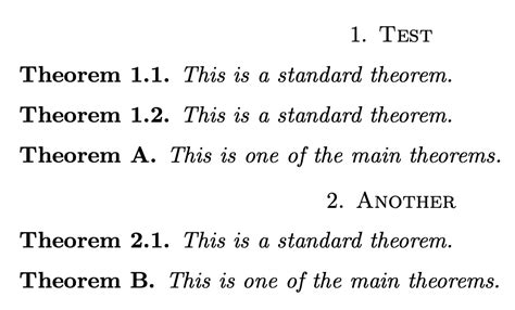 Numbering Why Are My Theorems Not Numbered By Letters TeX LaTeX Stack Exchange