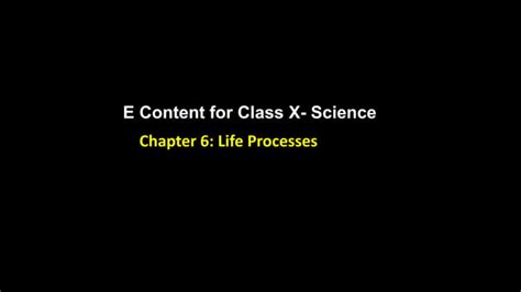 Cbse Form 10 Science Life Process Humanpptx