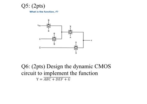 Solved What Is The Function F Design The Dynamic CMOS Chegg