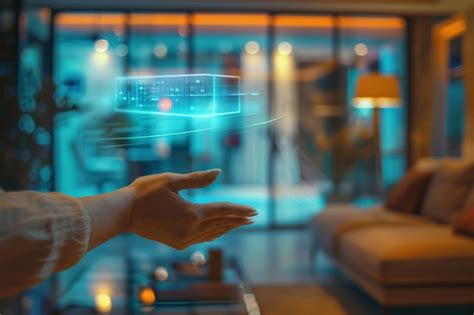 Premium Photo Human Hand Interacting With Floating Ui