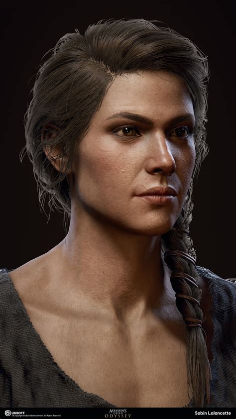 Artstation Kassandra Head And Hair Sabin Lalancette Assassins