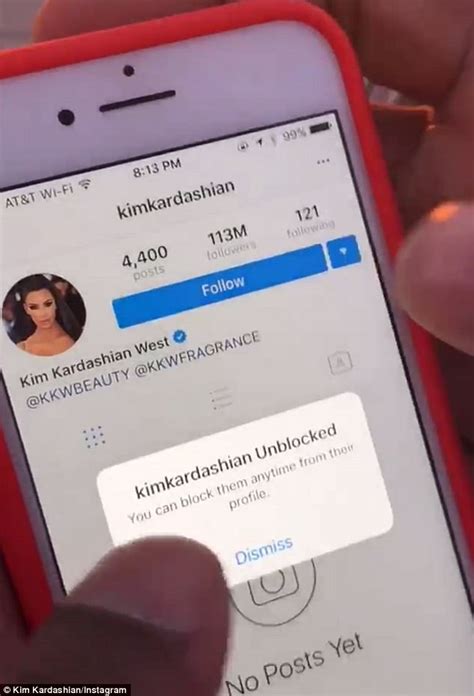 Kim Kardashian Convinces Tristan Thompson To Unblock Her On Instagram