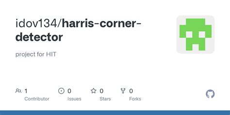 Github Idov Harris Corner Detector Project For Hit