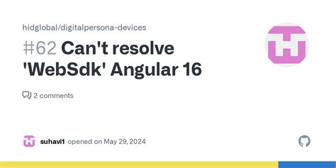 Cant Resolve Websdk Angular 16 · Issue 62 · Hidglobal