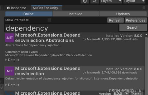 【unity Code】unity C 使用微软 Dependencyinjection 库实现依赖注入实验using Microsoftextensions 【unity Code】unity C 使用微软 Dependencyinjection 库实现依赖注入实验using Microsoftextensions