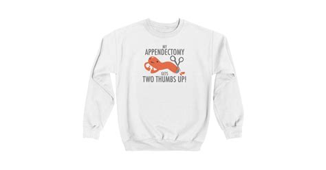 Cute Appendix Surgery Shirt Mens Sweatshirt I Heart Guts