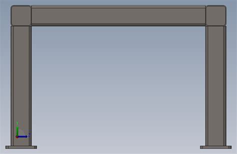 钢框架 Solidworks 2022 模型图纸下载 懒石网
