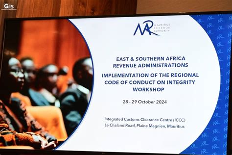 Gis Mauritius Launch Of Esa Regional Code Of Conduct On
