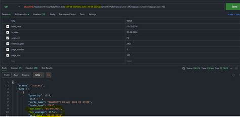 Profit And Loss Report Data Developer Api Upstox Community