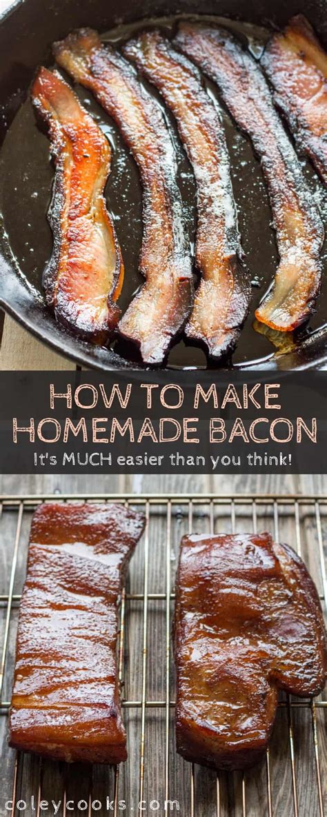 How To Make Homemade Bacon Coley Cooks