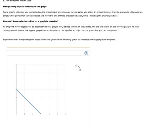 Solved The Endpoint Mover Tool Manipulating Objects Chegg