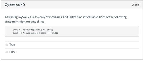 Solved Question 30 2 Pts What Will The Following Code