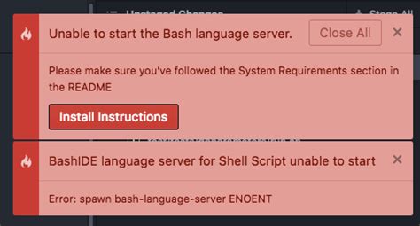 Atom Error Unable To Start The Bash Language Server In Windows Issue Bash Lsp Ide Bash