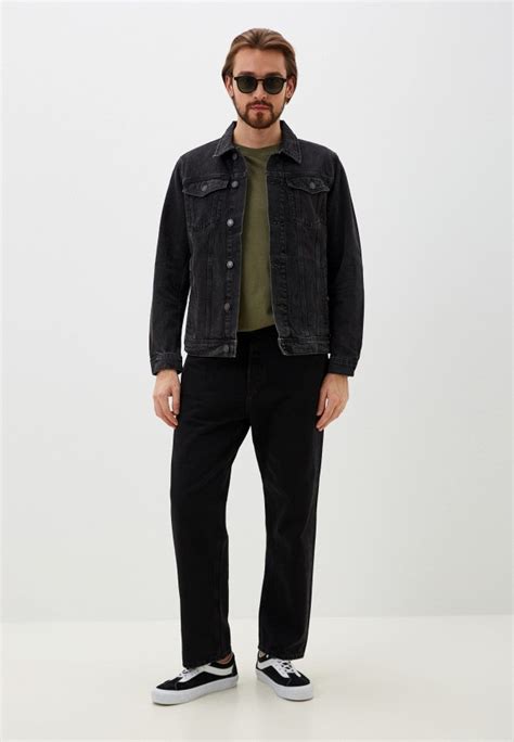 Куртка джинсовая Jack & Jones, цвет: черный, RTLADF673101 — купить в ...