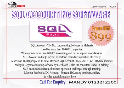 SQL ACCOUNTING SOFTWARE PAYROLL Maxicom
