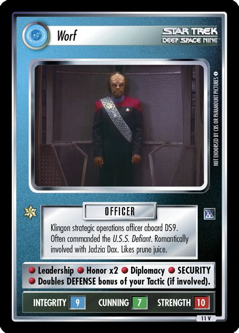 Worf 20a Cardguide Wiki Fandom
