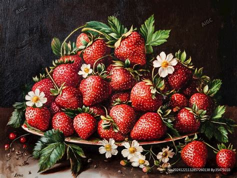 Ai创作图草莓油画效果 草莓油画 静物草莓果 草莓装饰画 静物草莓 草莓静物 草莓拍纸本 草莓无框画 静物白草莓 唯美草莓 诱人水果草莓 草莓场景图 原创草莓挂画 手绘草莓壁纸 好看的草莓