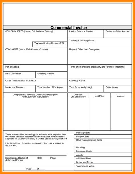 Fedex Invoice Template Canc To Fedex Invoice Db Excel Com