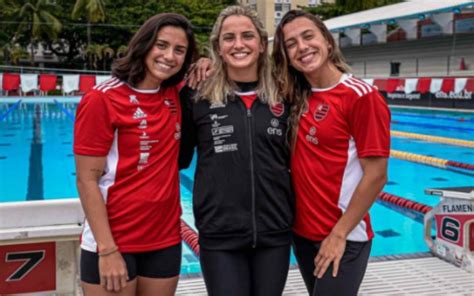 Flamengo tem três atletas da natação brigando por medalha nos Jogos Olímpicos de Tóquio Coluna