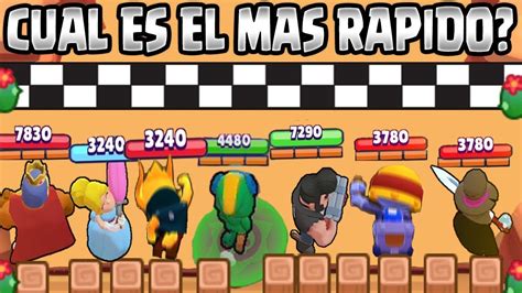 Cual Es El Brawler Mas Rapido Olimpiadas De Brawl Stars Nuevo