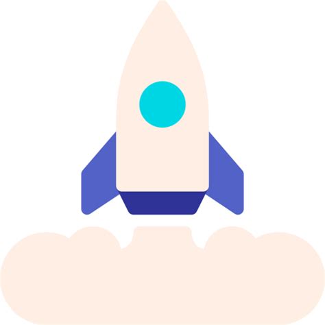 Rocket Launch Generic Color Fill Icon