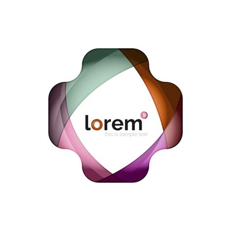 Premium Vector Logo Abstract Vector Geometric Icon