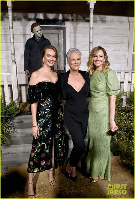 Photo Jamie Lee Curtis Judy Greer Andy Matichak Michael Myers