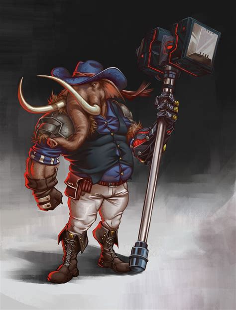 Artstation Dandd Barbarian Loxodon Dnd Characters Fantasy Characters