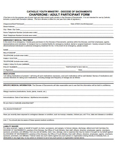 Free 33 Participant Form Samples In Pdf Ms Word