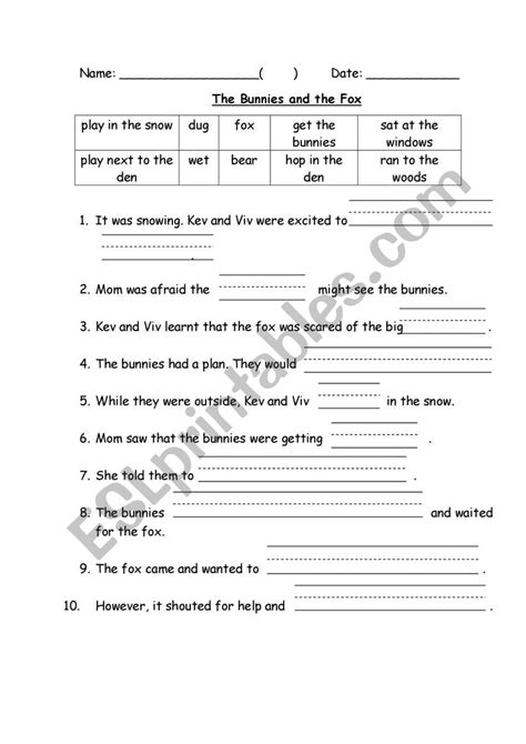 Vocabulary Cloze Passage Esl Worksheet By Tensilestrain