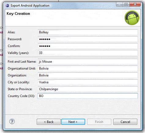 Empaquetar aplicación android para su distribución jc mouse net