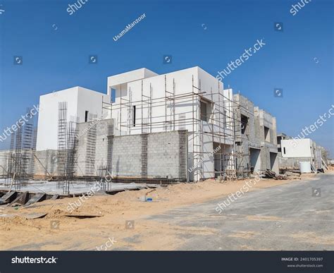 Under Construction House Villas Villas Concreate Stock Photo 2401705397 Shutterstock
