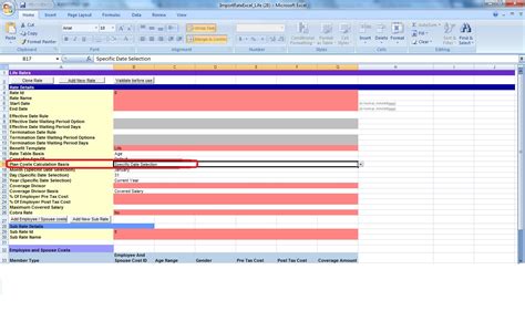 Wt 4306 Export Rate Life Default Value For Plan Costs Calculation Basis Is Differ For