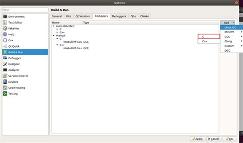 qt creator添加qt5 9 4交叉编译kits powered by mindoc