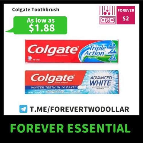 Forever Essentialcolgate Toothpaste Triple Action Advance White Bad