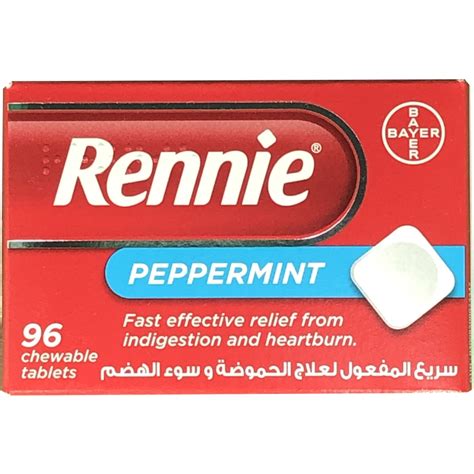 Buy Rennie Pepperment Chewable Tabs 96s Online At Best Price And Same Day Delivery At Nextdoormed