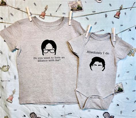 Matching Set Dwight Schrute And Jim Halpert Form An Alliance Etsy