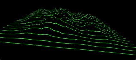 Wireframe Horizontal Vertices Retro Video Game Effect Blender Stack