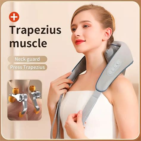 Hot Electric Kneading Massage Shawl Neck Massager Kneading Temu