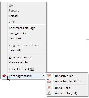 Print Pages To PDF Use Firefox To Print Webpages To PDF Files