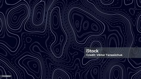 양식화된 지형도 윤곽선 높이 조건부 지리적 체계의 개념과 지형의 궤적 벡터 일러스트 레이 션입니다 0명에 대한 스톡 벡터 아트 및 기타 이미지 Istock