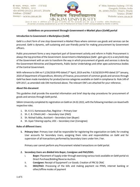 gem guideline pdf procurement auction