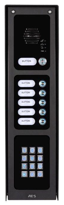 aes mod ibk6 us 6 button assembled unit with keypad