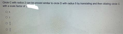 Solved Circle C With Radius Can Be Proved Similar To Chegg