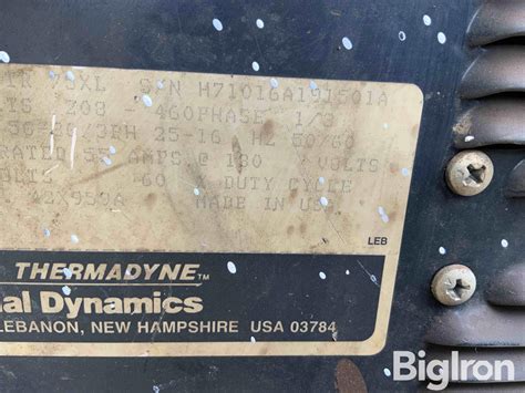 Thermal Dynamics XL Plasma Cutter Agriculture BigIron