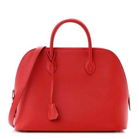 Hermes Taurillon Novillo 1923 Bolide 30 Geranium 1353239 Fashionphile